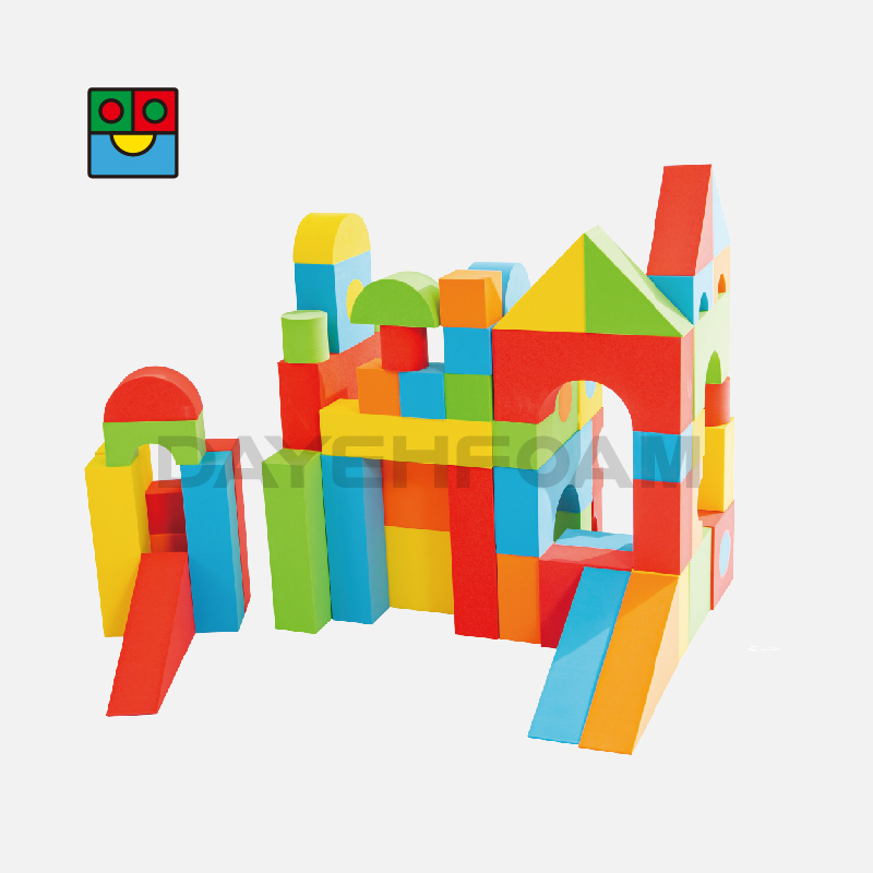 Big Colorful EVA Foam Building Block Set - 68 pcs | OEM Supplier